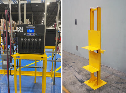 Park and Charge Stands - Carney Battery Handling I Committed To Quality